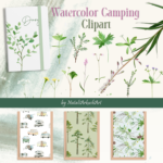 Watercolor Forest Camper Cliparts – MasterBundles