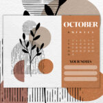 Free Modern October Calendar – MasterBundles