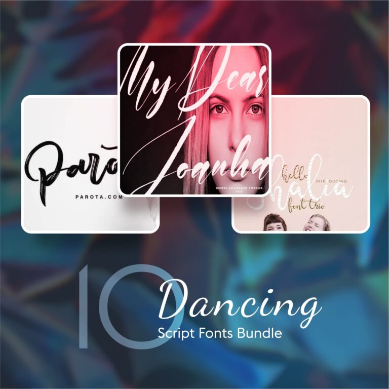 10 Dancing Script Fonts Bundle – MasterBundles
