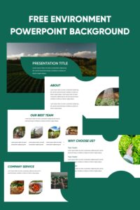Free Environment Powerpoint Background – MasterBundles