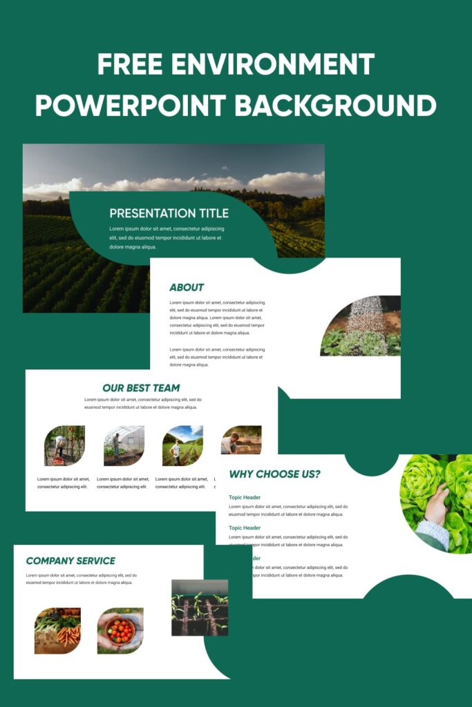 Free Environment Powerpoint Background – MasterBundles