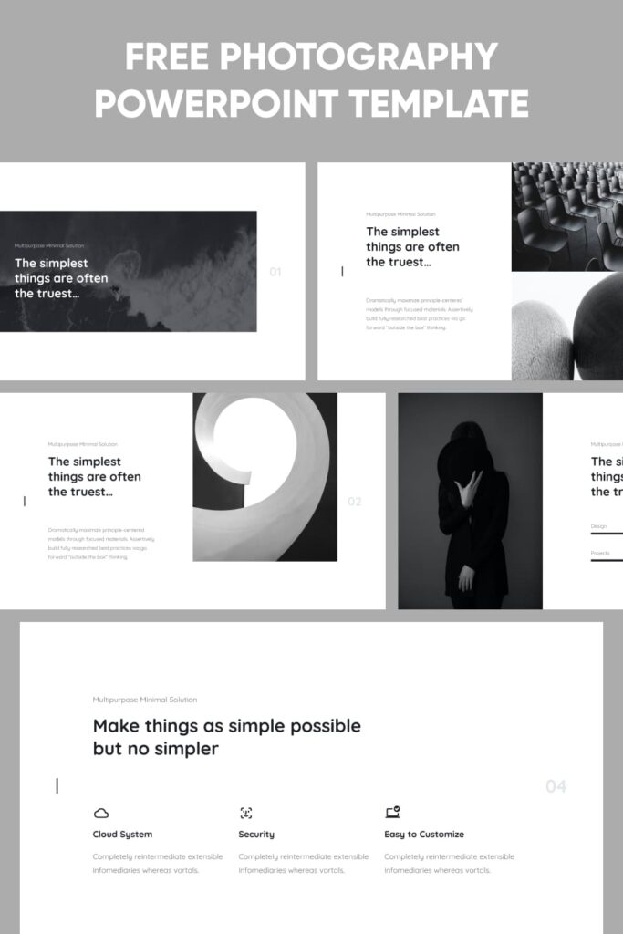 Free Photography Powerpoint Template – MasterBundles