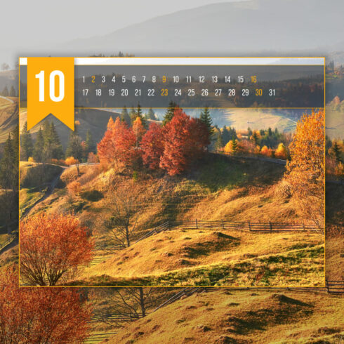 Free October Calendar | Master Bundles