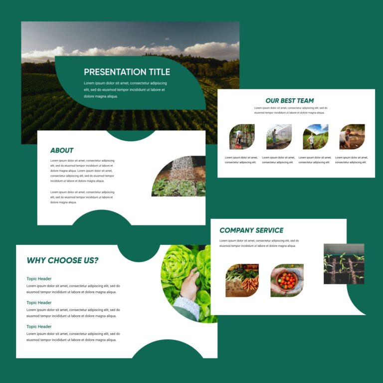 Free Environment Powerpoint Background – MasterBundles