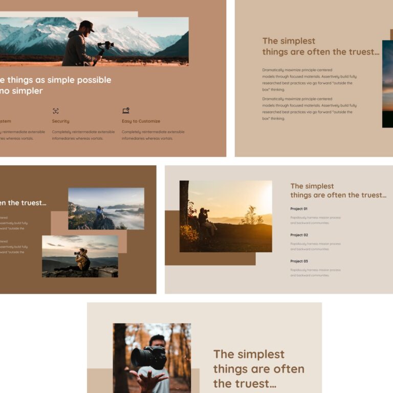 Free Photography Powerpoint Template – MasterBundles