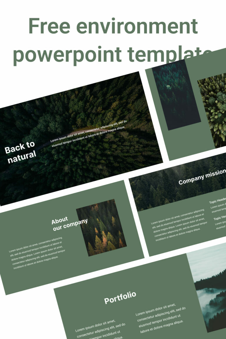 Free Environment Powerpoint Template – MasterBundles