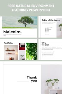 Free Natural Environment Teaching Powerpoint – MasterBundles