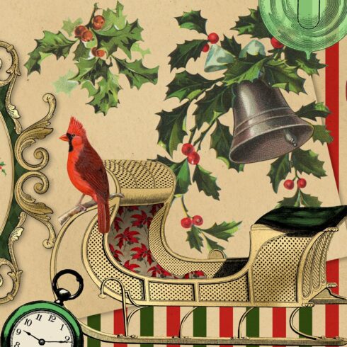 Christmas Alice In Wonderland Clipart | MasterBundles