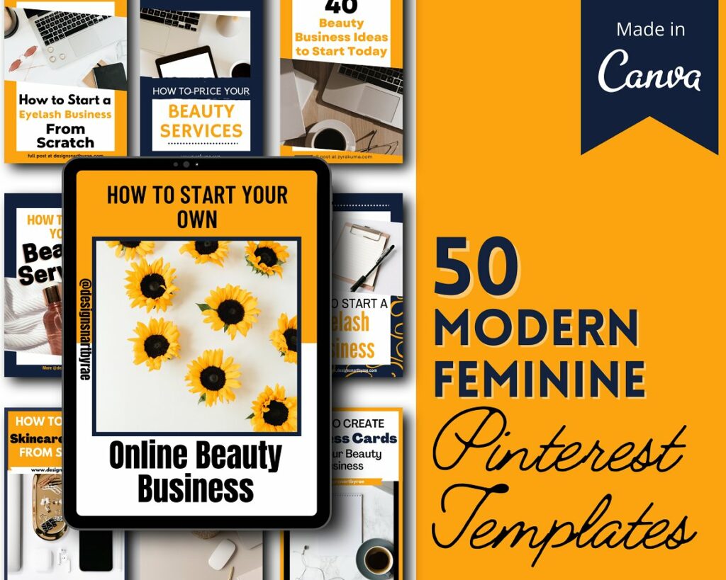 50 Modern Pinterest Templates – MasterBundles