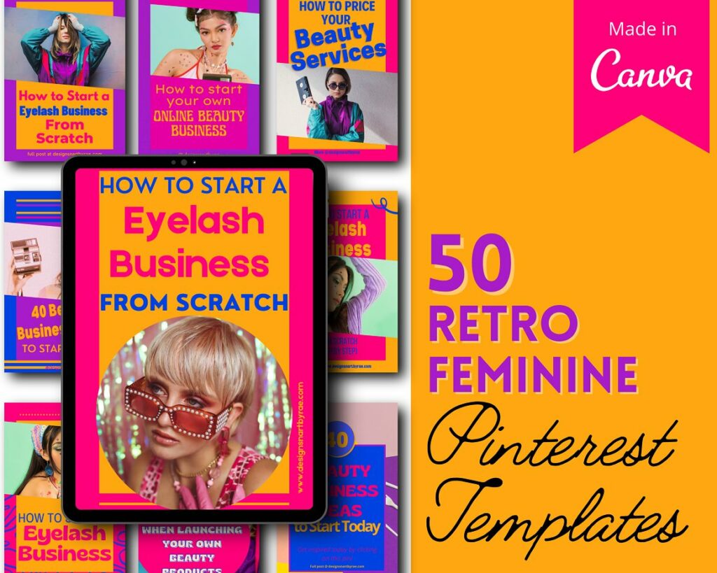 50 Retro Pinterest Templates – MasterBundles