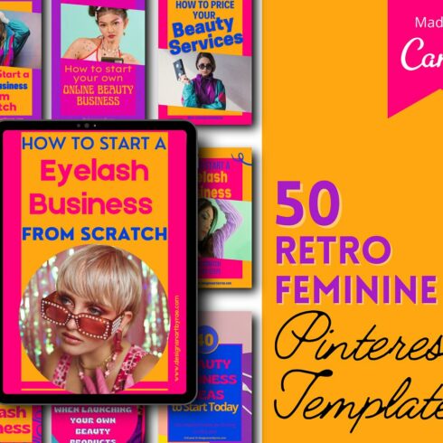 50 Retro Pinterest Templates | Master Bundles