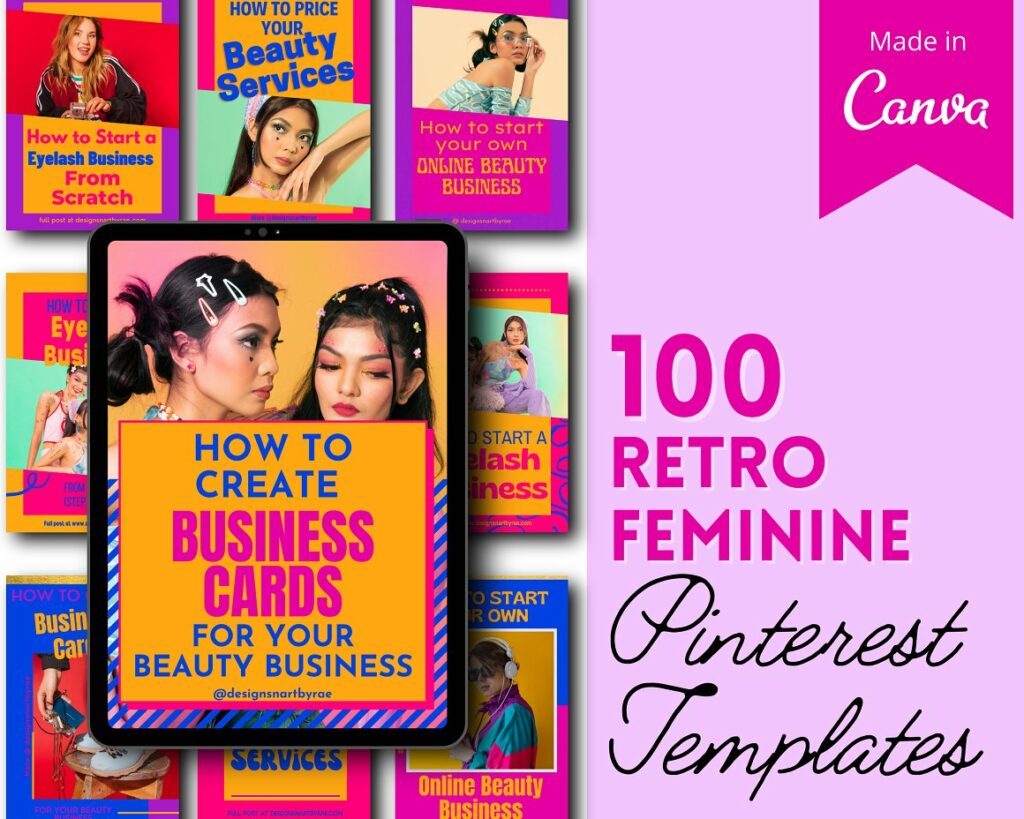 100 Retro Pinterest Templates – MasterBundles