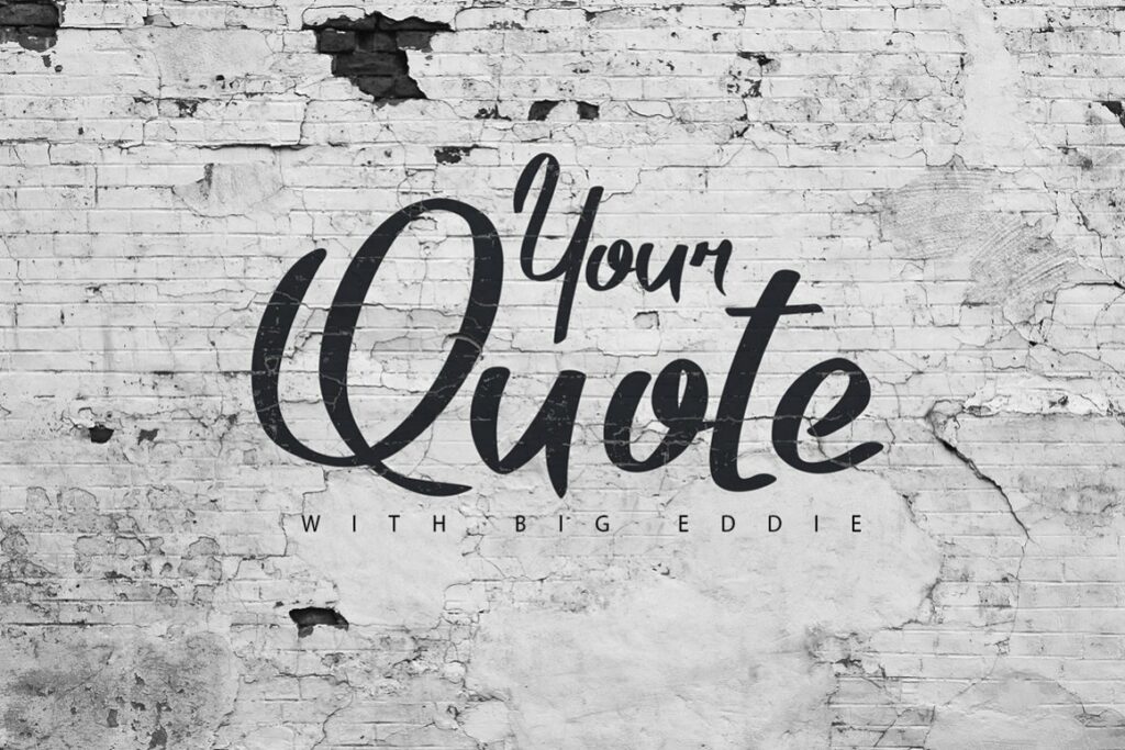 Big Eddie Script Typeface – MasterBundles