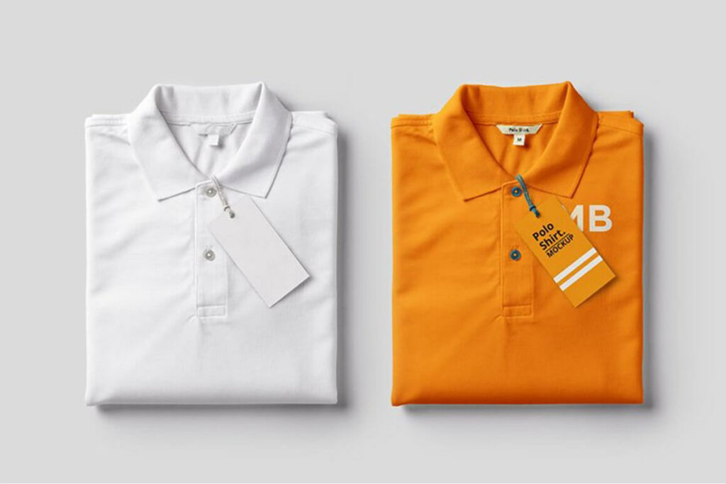 Folded Polo Shirt Mockup – MasterBundles