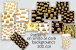 Fast Food Digital Paper Set, Scrapbook Seamless Patterns – MasterBundles