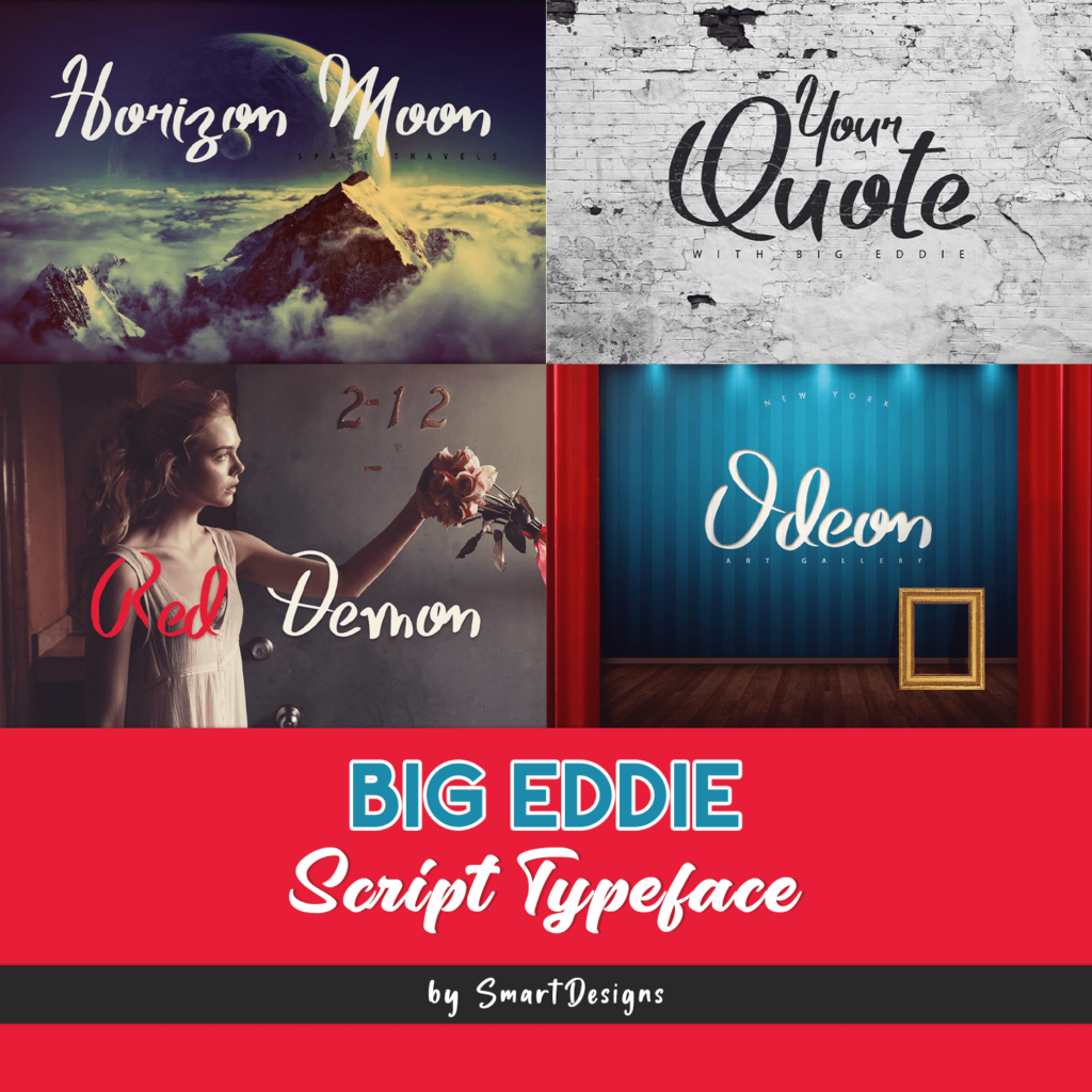 Big Eddie Script Typeface – MasterBundles
