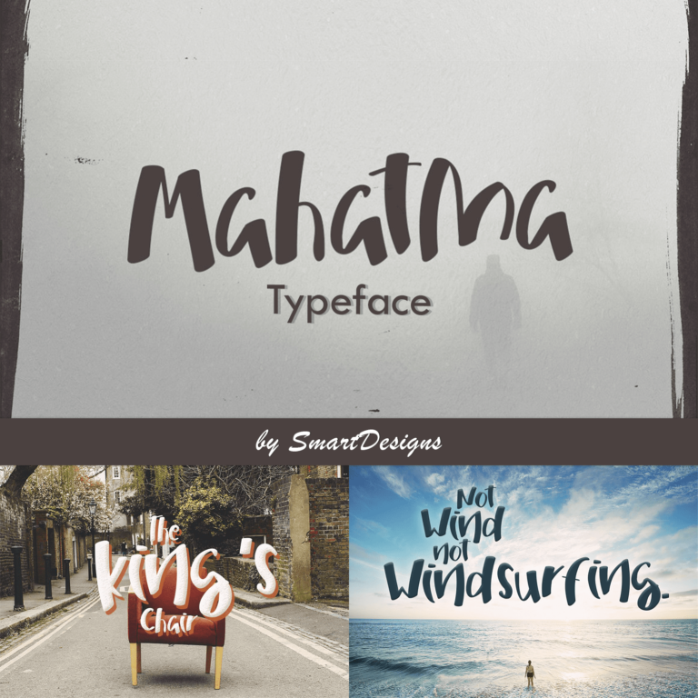 Mahatma Playful Typeface – MasterBundles