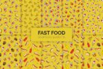 Fast Food Seamless Patterns | Master Bundles
