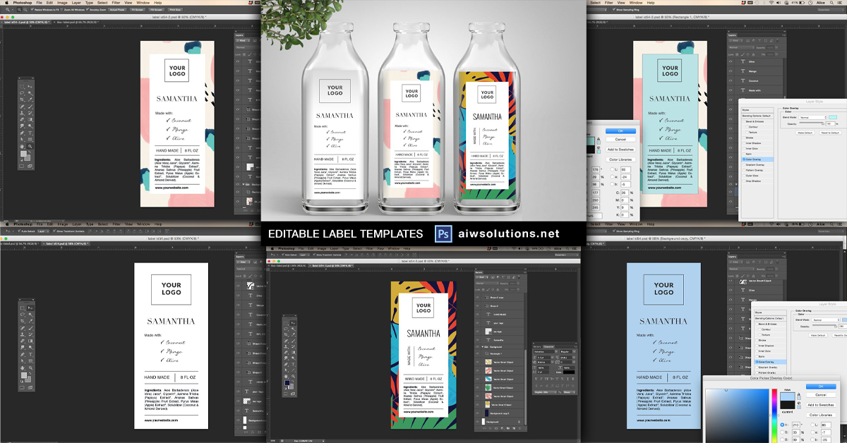 Packaging And Label Template-ID54 – MasterBundles