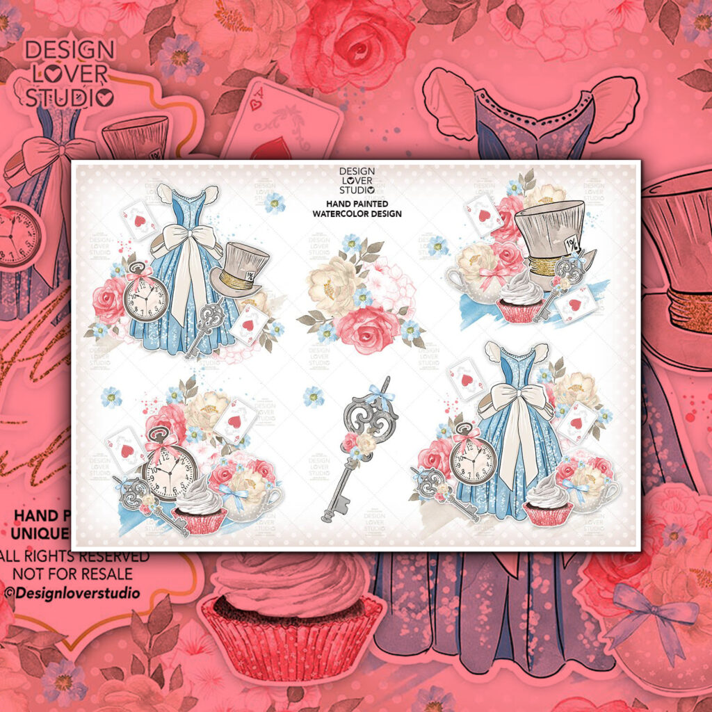 Alice In Wonderland Design – MasterBundles