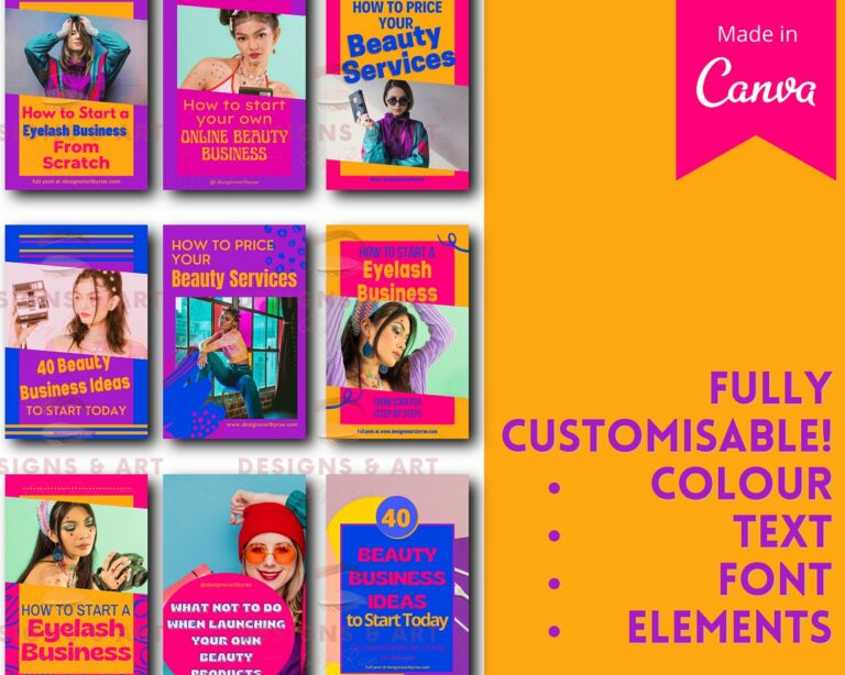 50 Retro Pinterest Templates – MasterBundles