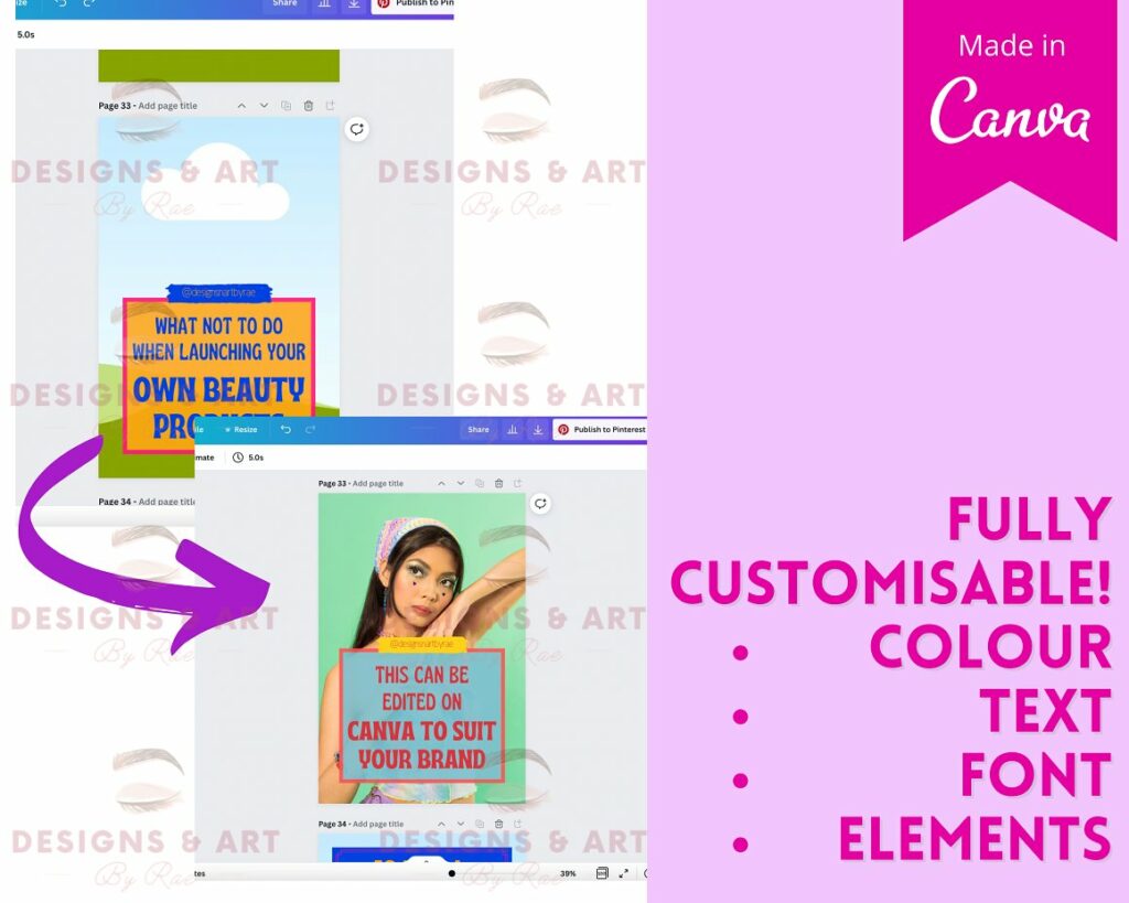 100 Retro Pinterest Templates – MasterBundles