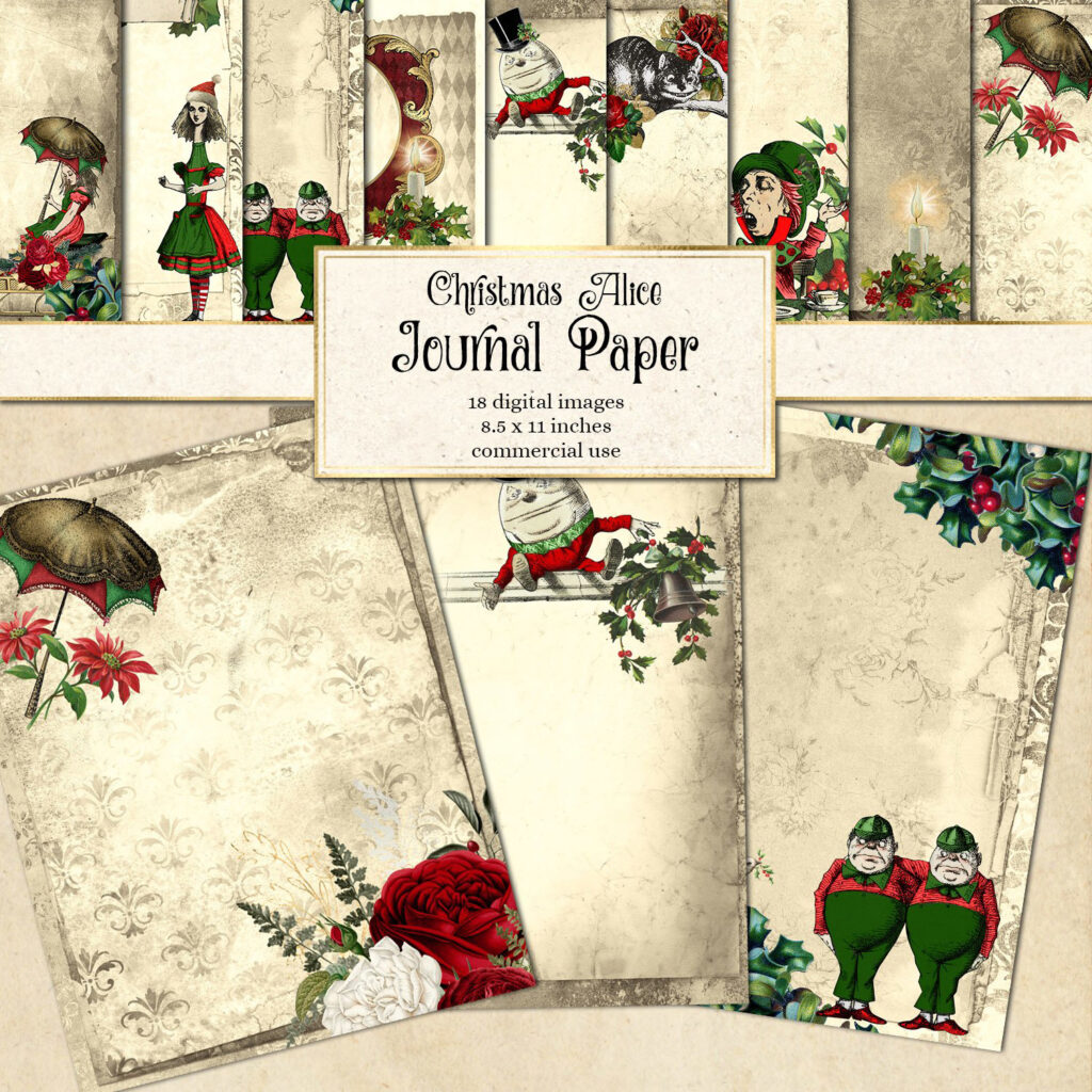 Teal And Gold Alice In Wonderland Graphics – MasterBundles