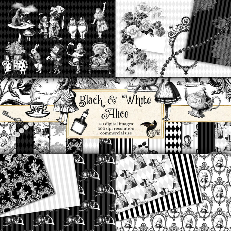 Coral And Turquoise Alice In Wonderland Graphics – MasterBundles