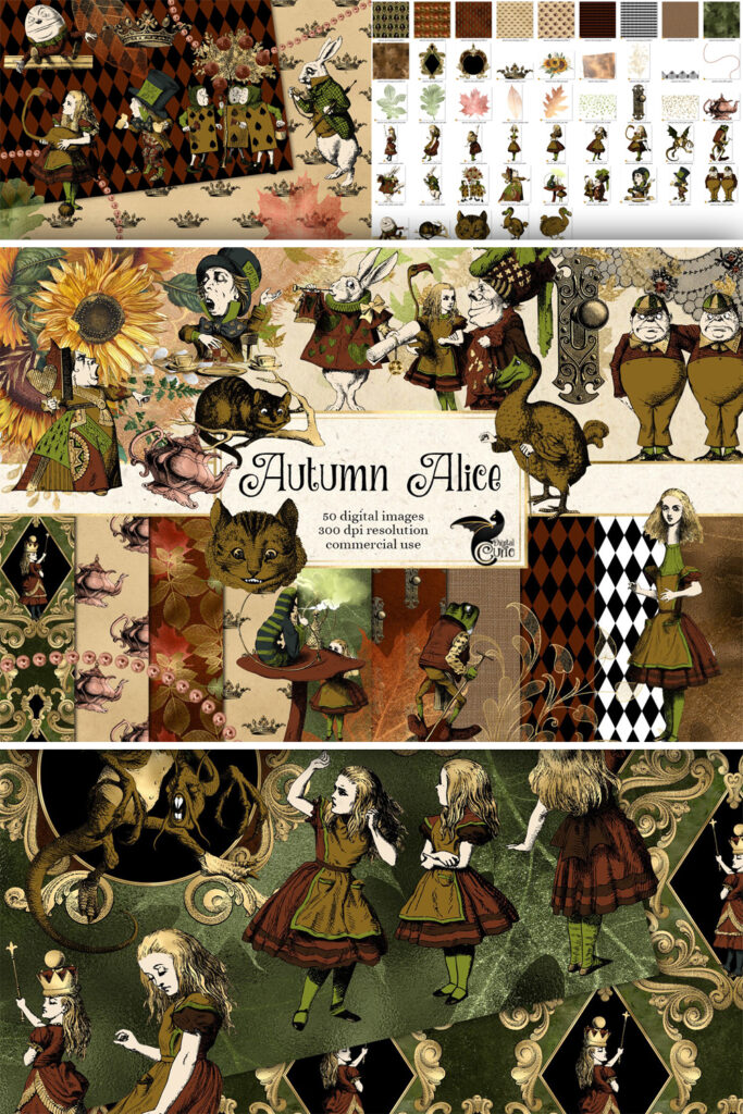 Autumn Alice In Wonderland Graphics – MasterBundles