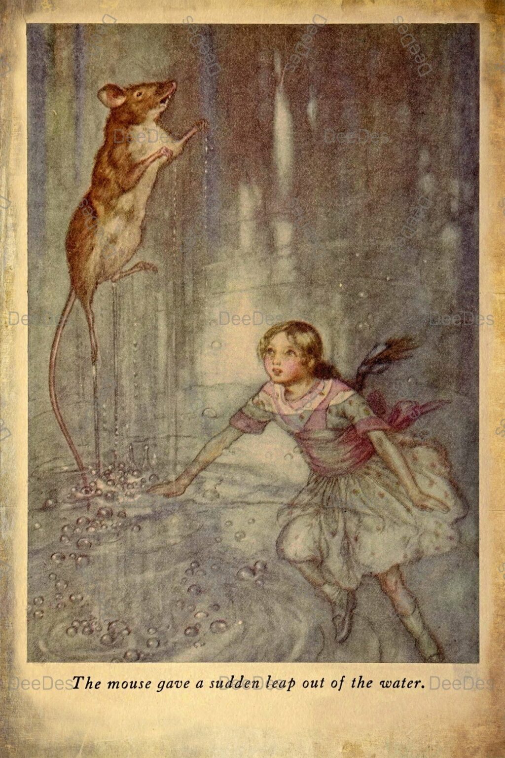 ALICE In Wonderland Clip Art. 15 Digital Paper Pack. – MasterBundles