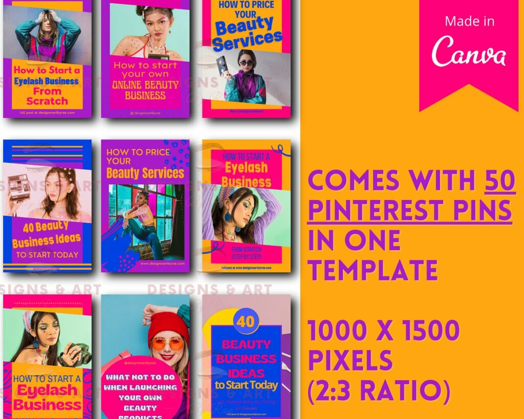 50 Retro Pinterest Templates – MasterBundles