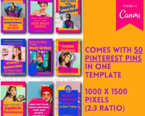 50 Retro Pinterest Templates | Master Bundles