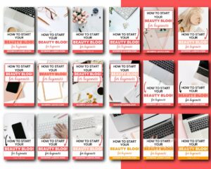 Trendy Bright Pinterest Templates | MasterBundles