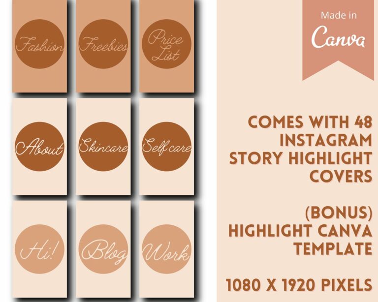 Neutral Instagram Highlight Icons – MasterBundles