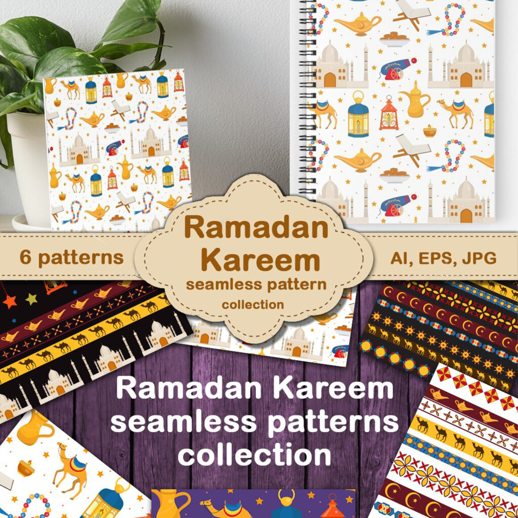 Ramadan Kareem Pattern Collection – MasterBundles