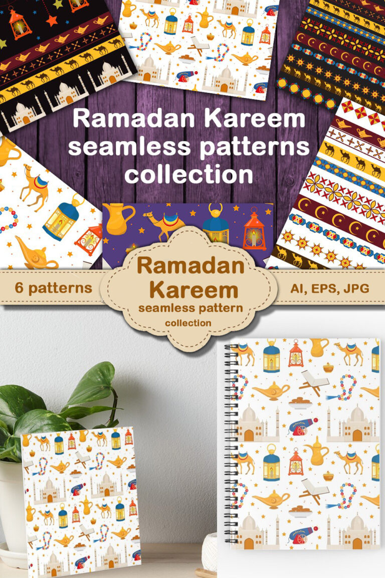 Ramadan Kareem Pattern Collection – MasterBundles