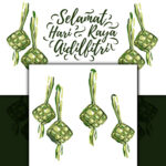 Selamat Hari Raya Aidilfitri Ketupat – MasterBundles