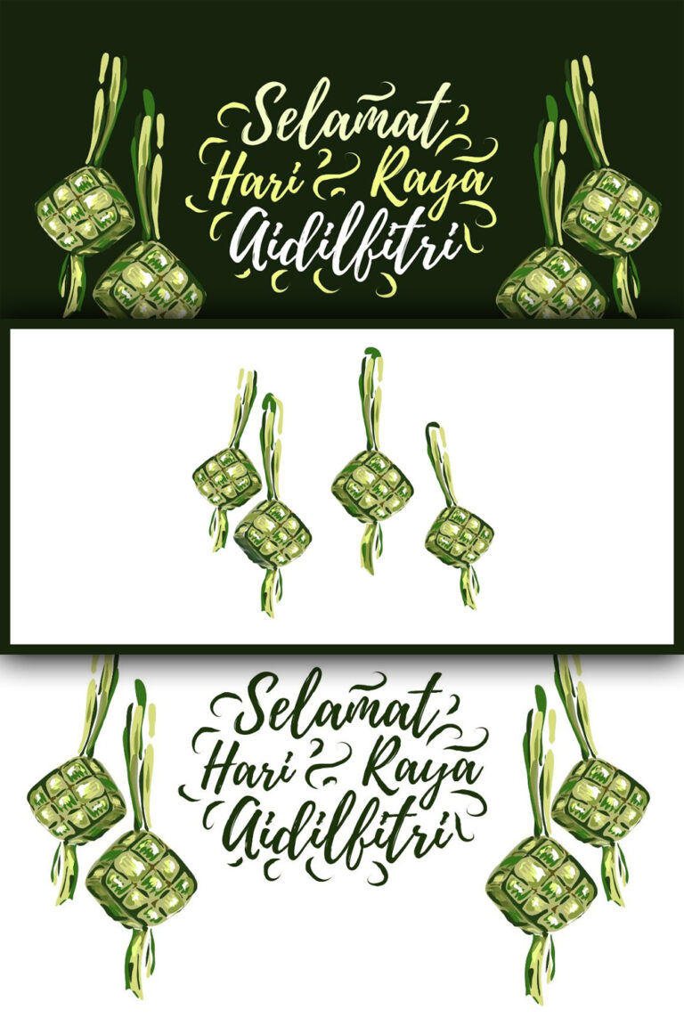 Selamat Hari Raya Aidilfitri Ketupat – MasterBundles