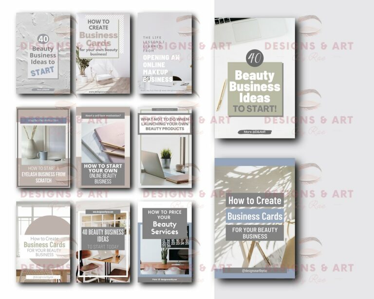 50 Minimalist Pinterest Templates – MasterBundles