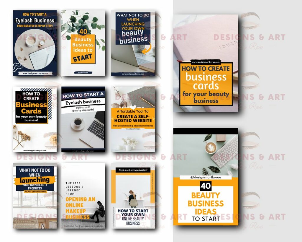 100 Modern Pinterest Templates – MasterBundles