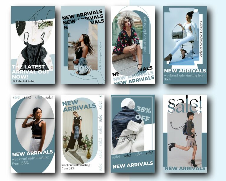 Minimalist Fashion IG Story Template – MasterBundles