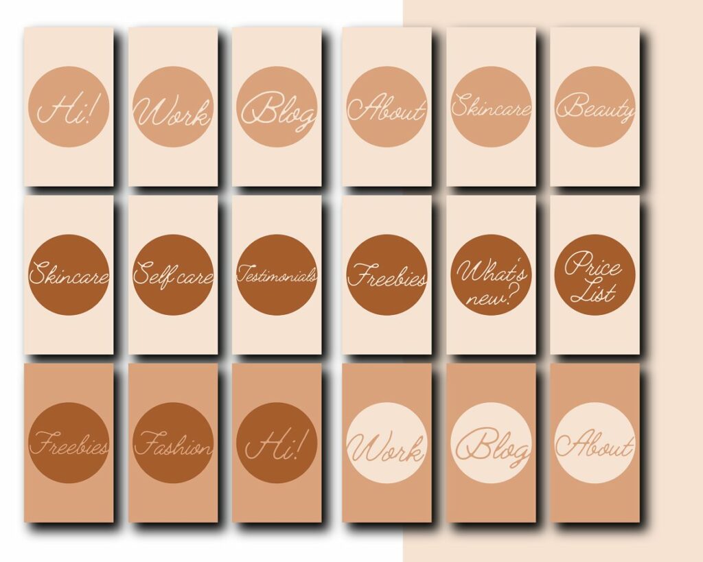 Neutral Instagram Highlight Icons – MasterBundles