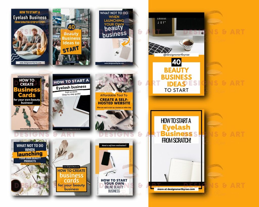 50 Modern Pinterest Templates – MasterBundles