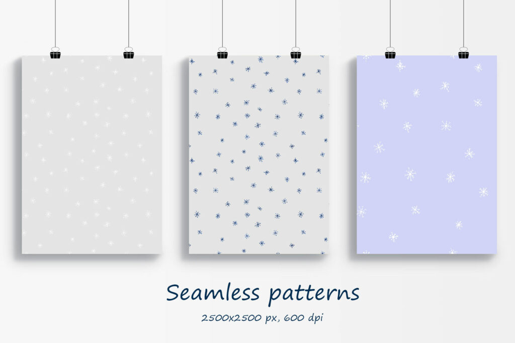 Winter Pattern Collection – MasterBundles