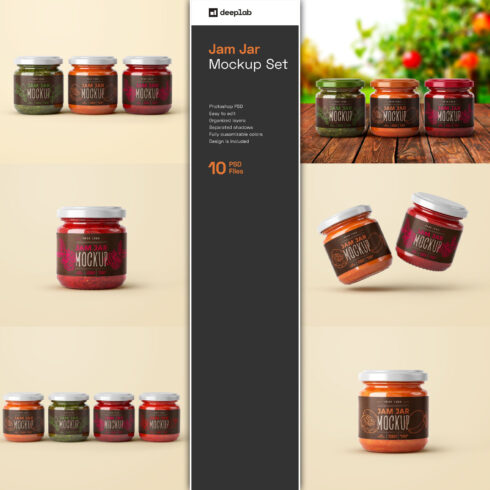 Jam Jar Mockup Set | Label Design – MasterBundles