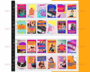 50 Retro Pinterest Templates | Master Bundles
