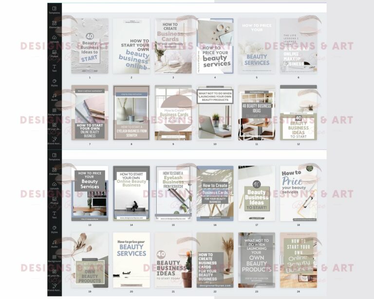 50 Minimalist Pinterest Templates – MasterBundles