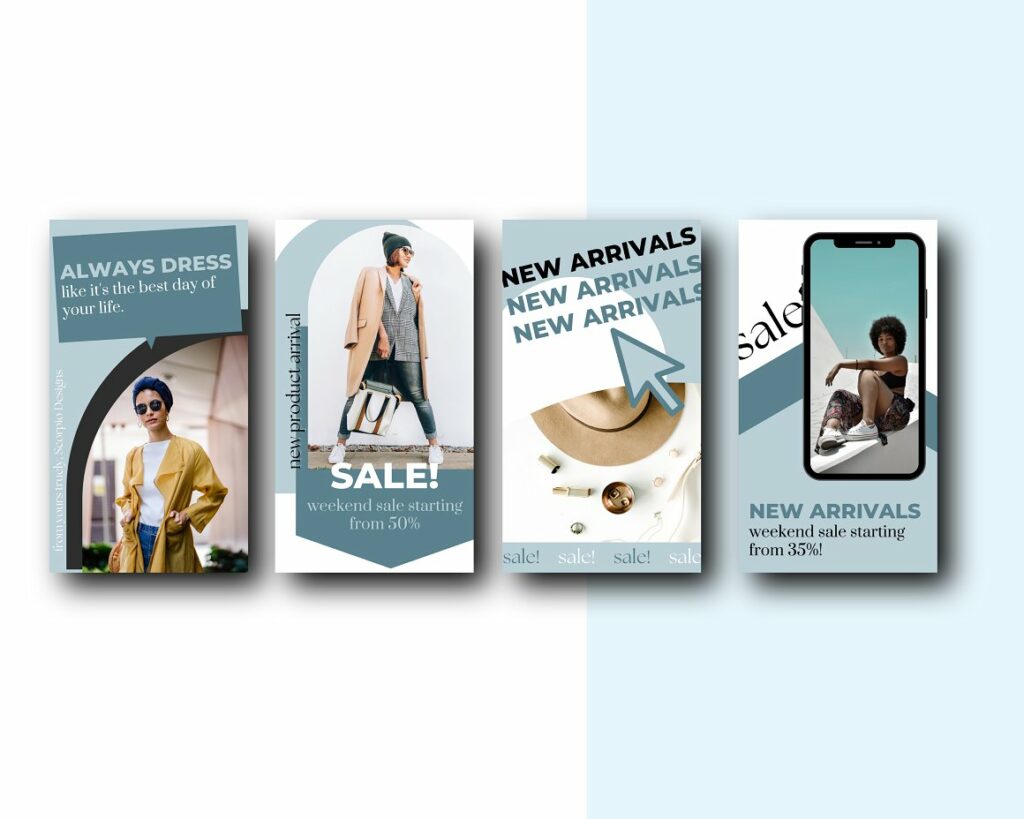 Minimalist Fashion IG Story Template – MasterBundles