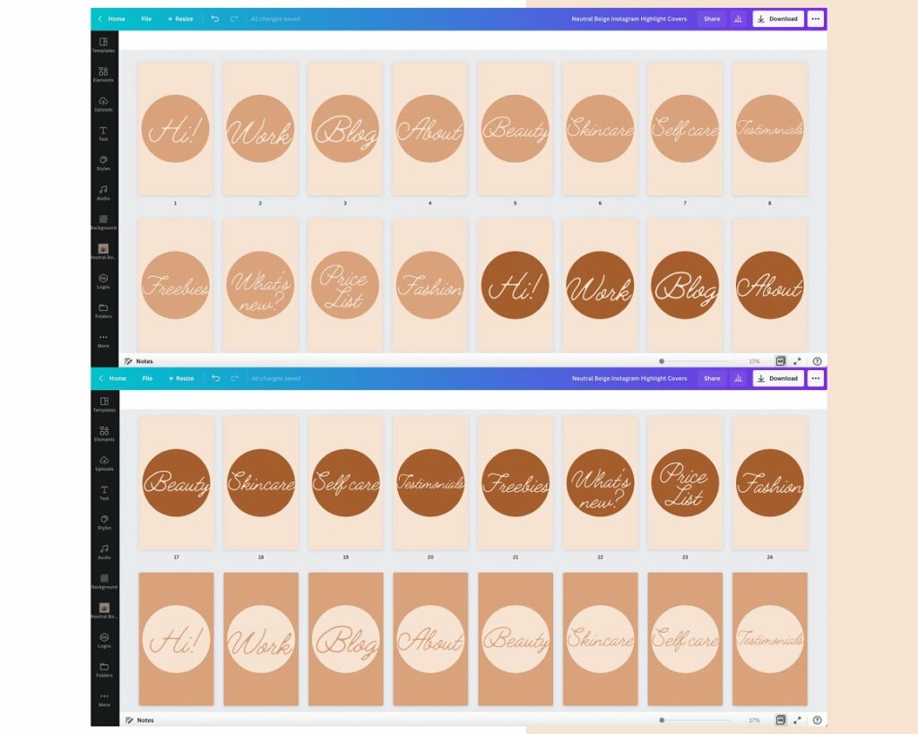 Neutral Instagram Highlight Icons – MasterBundles