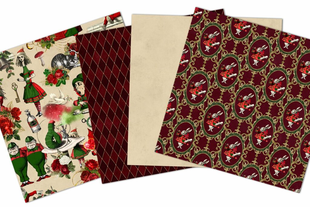 Christmas Alice In Wonderland Clipart – MasterBundles